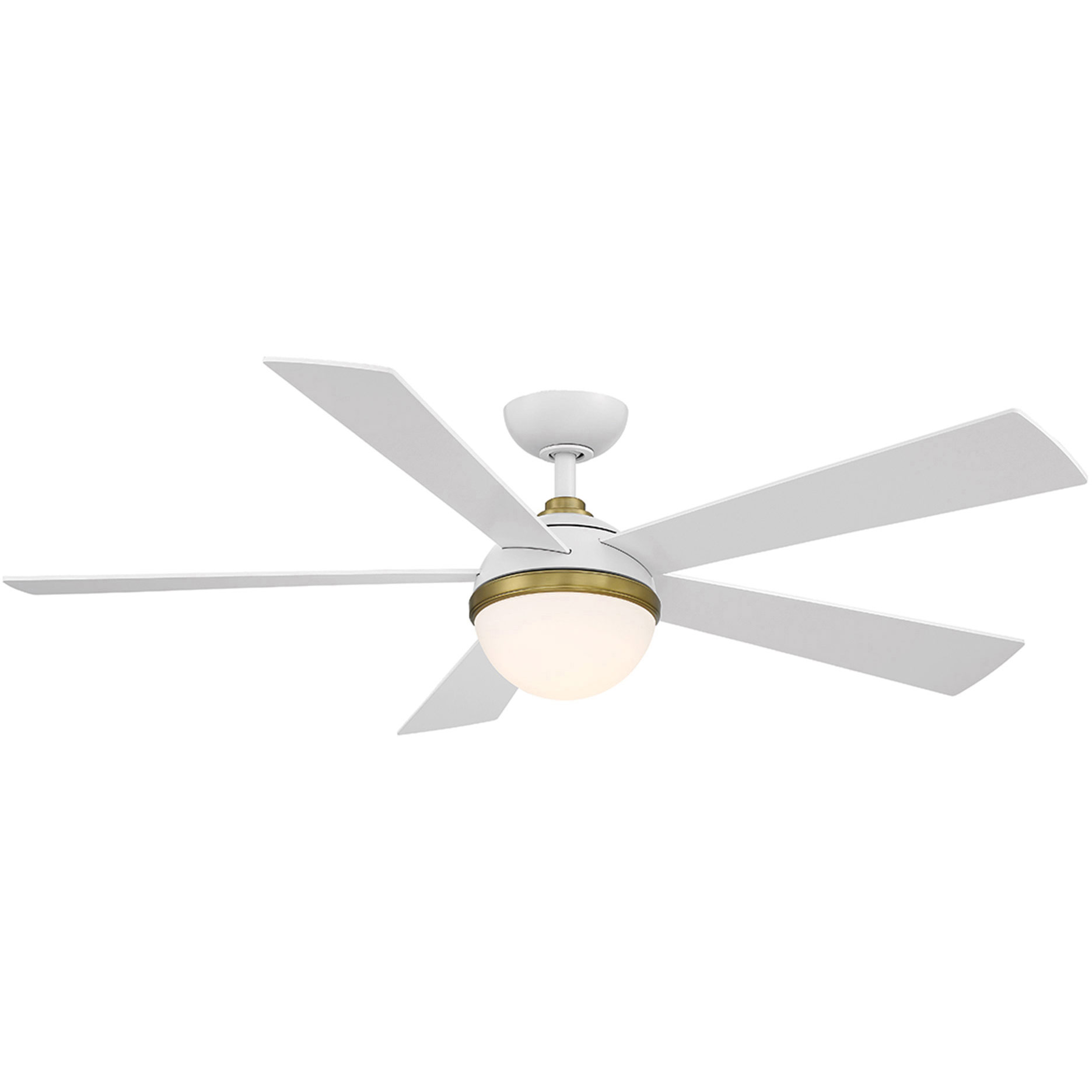 Eclipse Smart Ceiling Fan with Light by WAC Lighting | F-053L-SB/MW ...