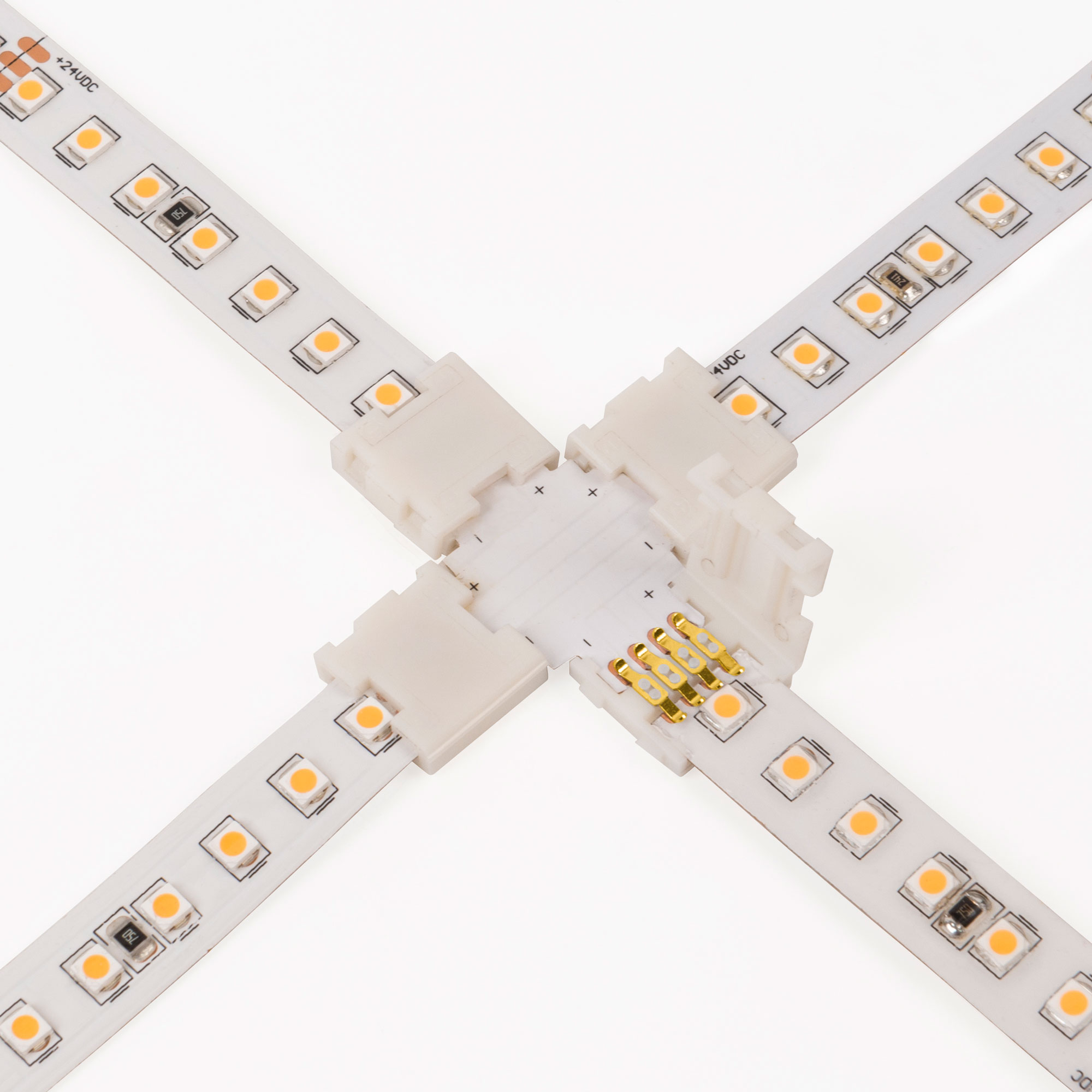 Stomp Strip Snap & Light X Connector by PureEdge Lighting | STX-SLX