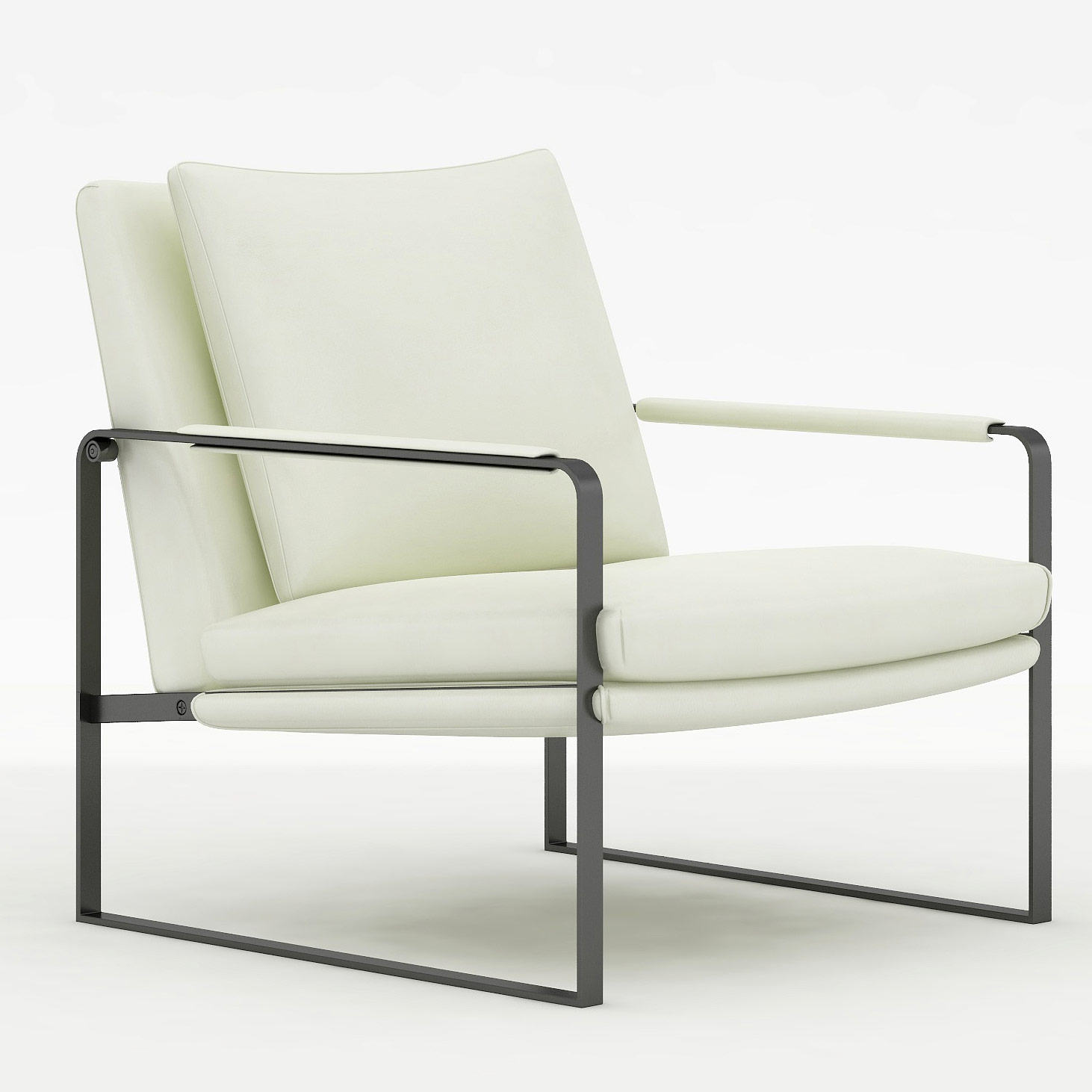 Leman Lounge Chair with Darkened Steel frame by Camerich | C0255050-DK ...