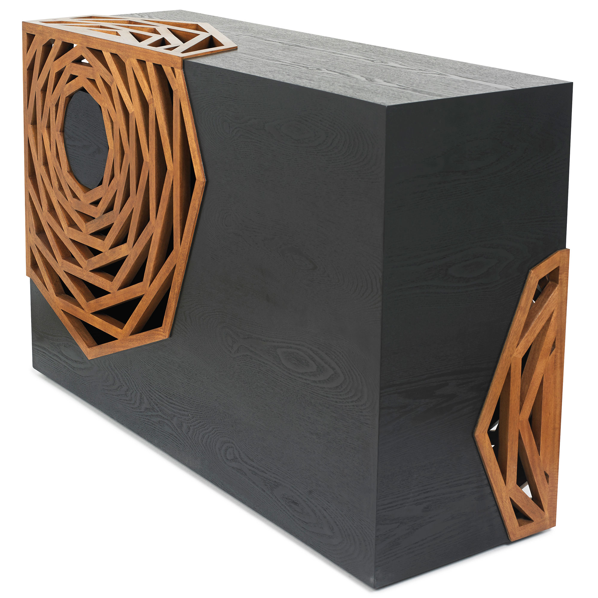 Hanako Console Table by Oggetti | 02-HAN CNS/BLK