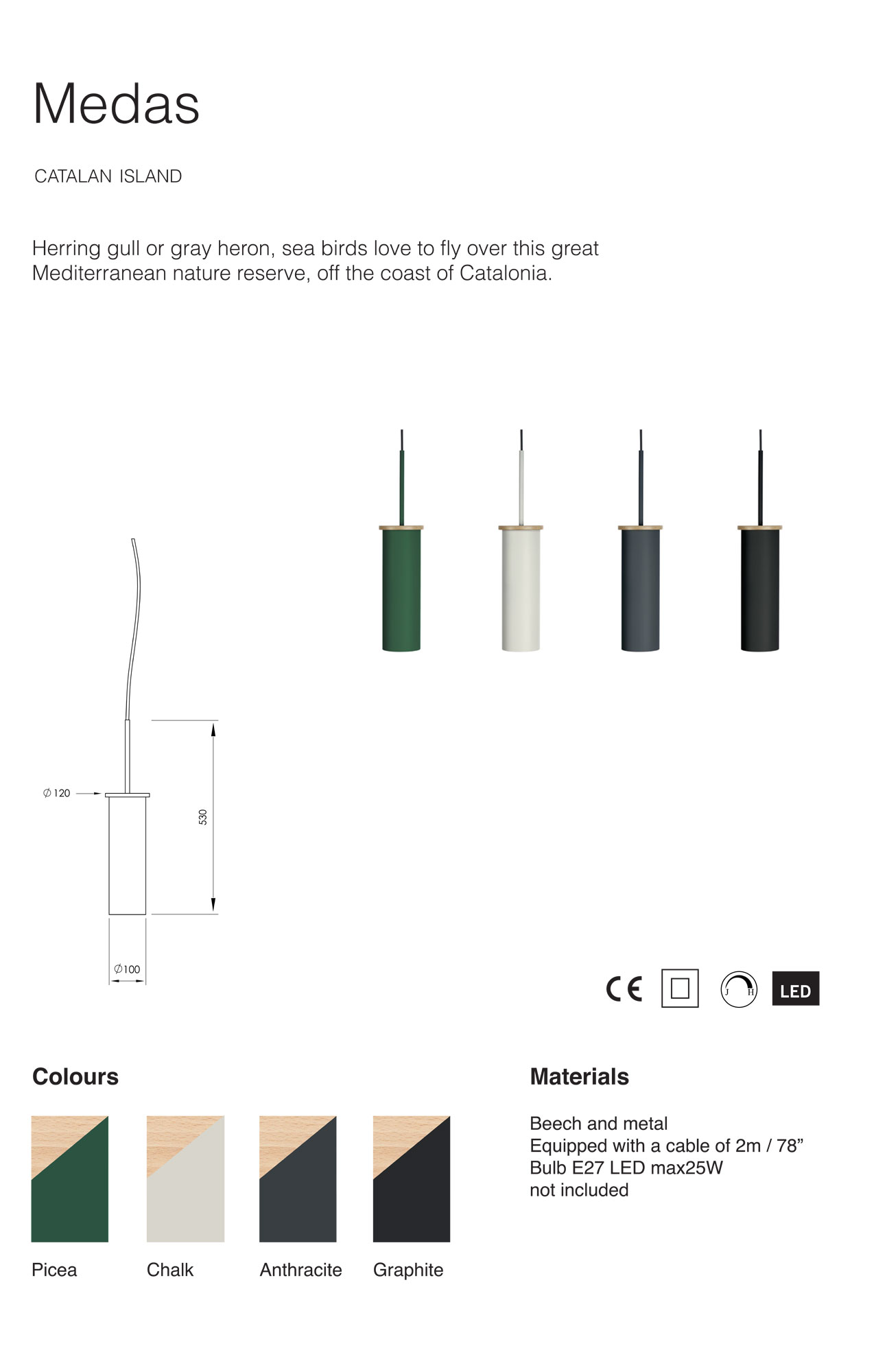 Easy Light Medas Pendant by Carpyen | CPN-1009012 | CPN1025345